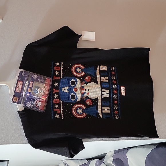Marvel | Shirts & Tops | Marvel Cap Snowman | Poshmark